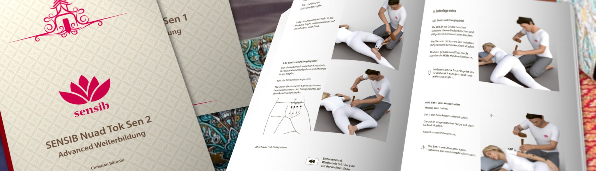 Thai Tok Sen Tap Massage Course – combi 1 + 2 – Advanced Training